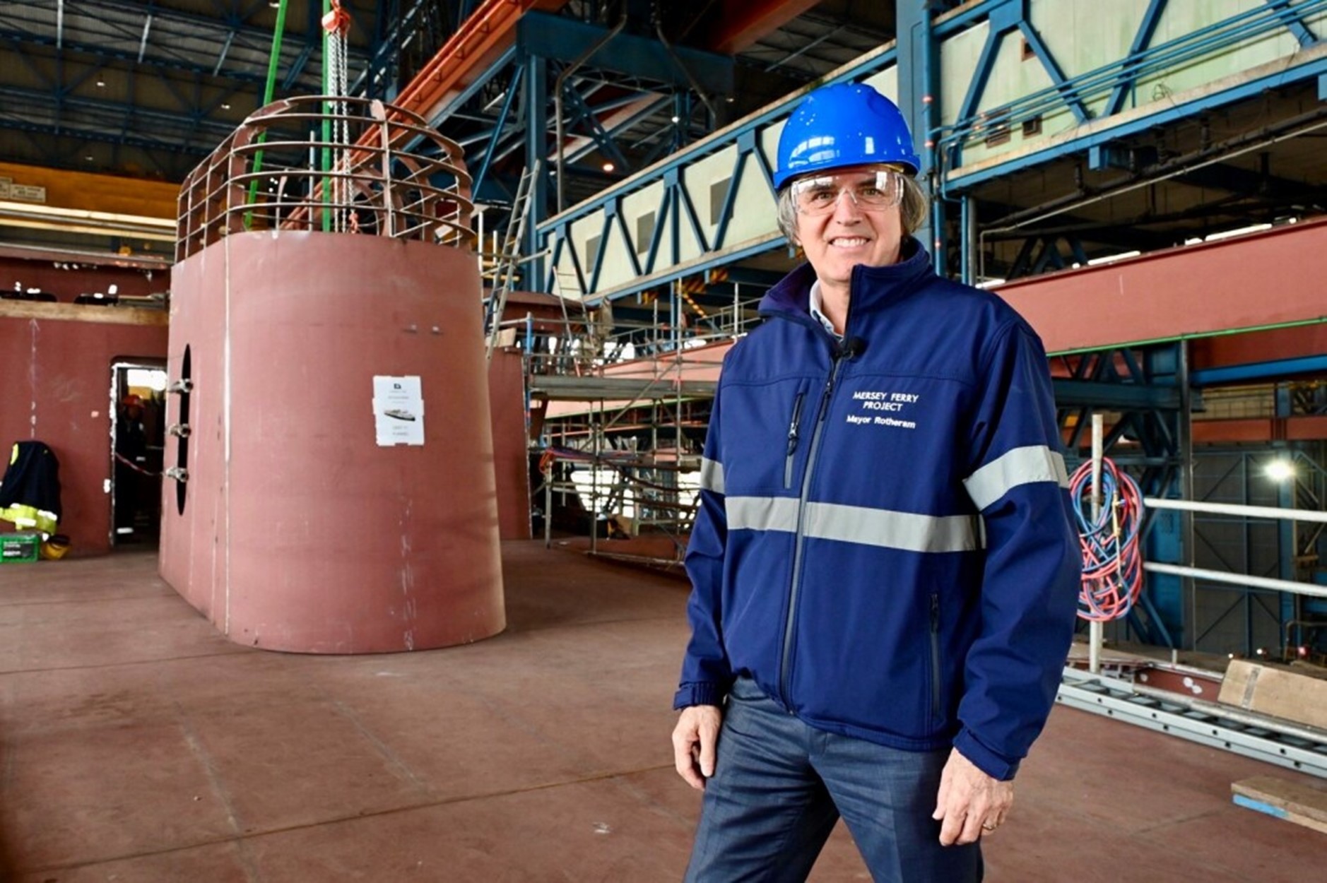 Funnel Lowering | Mersey Ferries